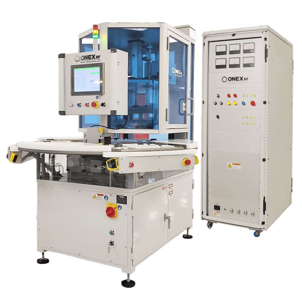 Rotary RF Welders with Turntable Rotary RF Heat Sealing machine